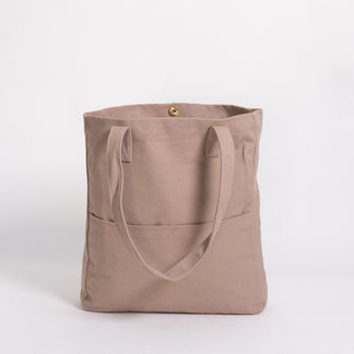 Organic Work tote bag with pockets and compartments – Terra Thread